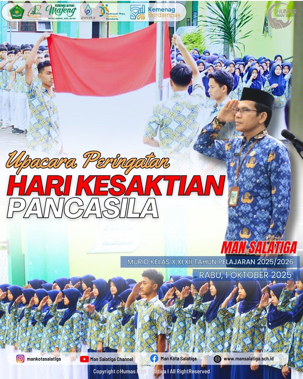 MAN Salatiga Teguhkan Semangat Pancasila Melalui Budaya Tertib Madrasah ...